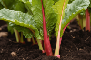 Planting av rabarbra