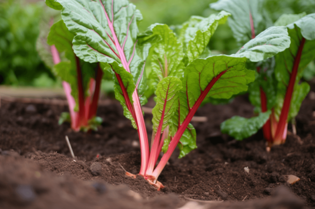 Planting av rabarbra