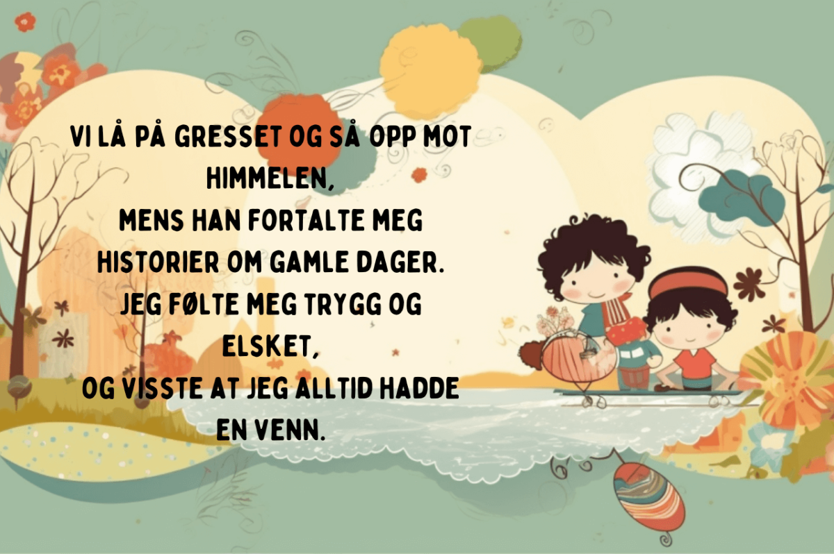 Besteforeldre og barnebarn dikt - forslag og tips